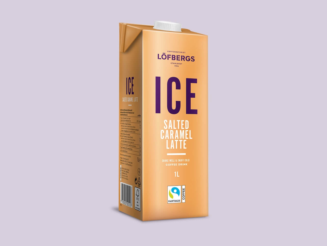 ICE Salted Caramel Latte 1l jääkahvijuoma